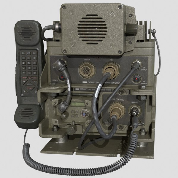 Military radio 3D model - TurboSquid 1212189