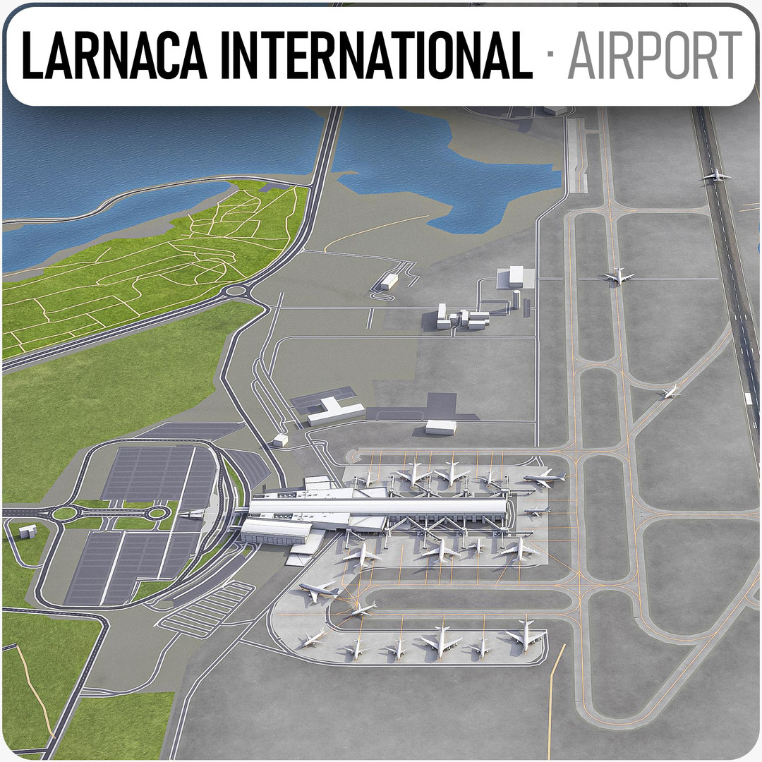 3D larnaca international airport lca - TurboSquid 1489498