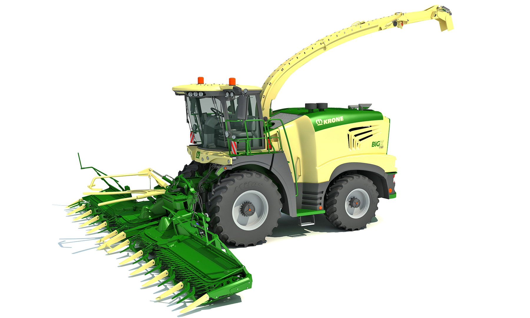 Krone harvester 3D model - TurboSquid 1489619