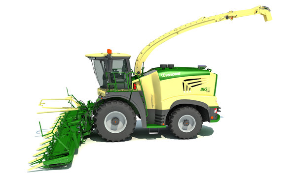 Krone harvester 3D model - TurboSquid 1489619