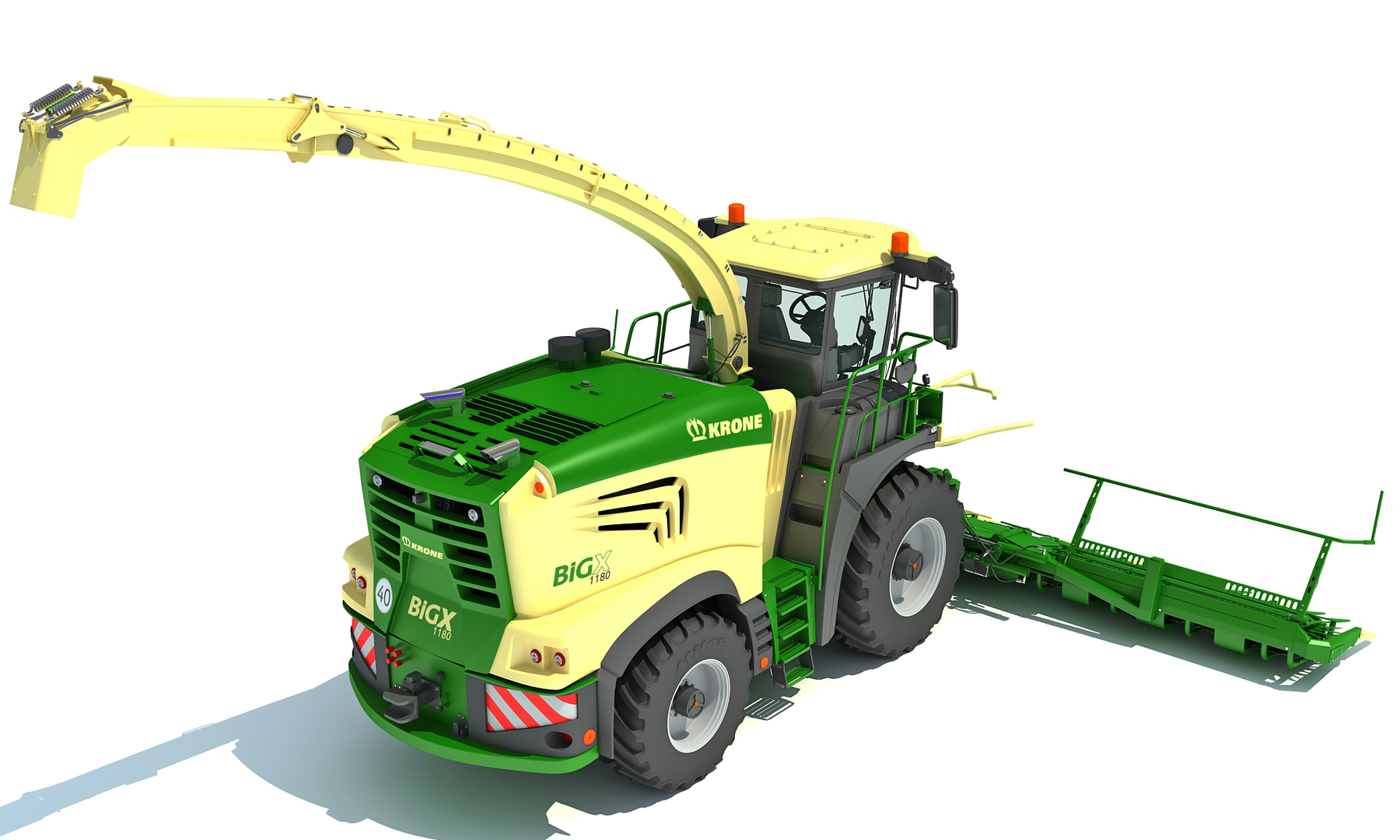 Krone harvester 3D model - TurboSquid 1489619