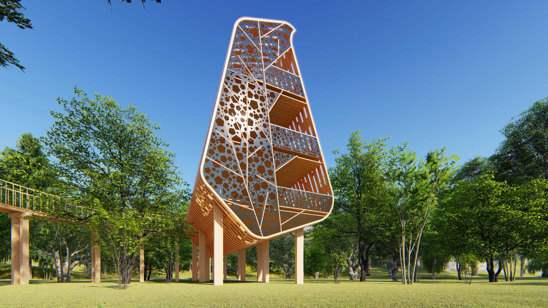 3D tree house model - TurboSquid 1489880