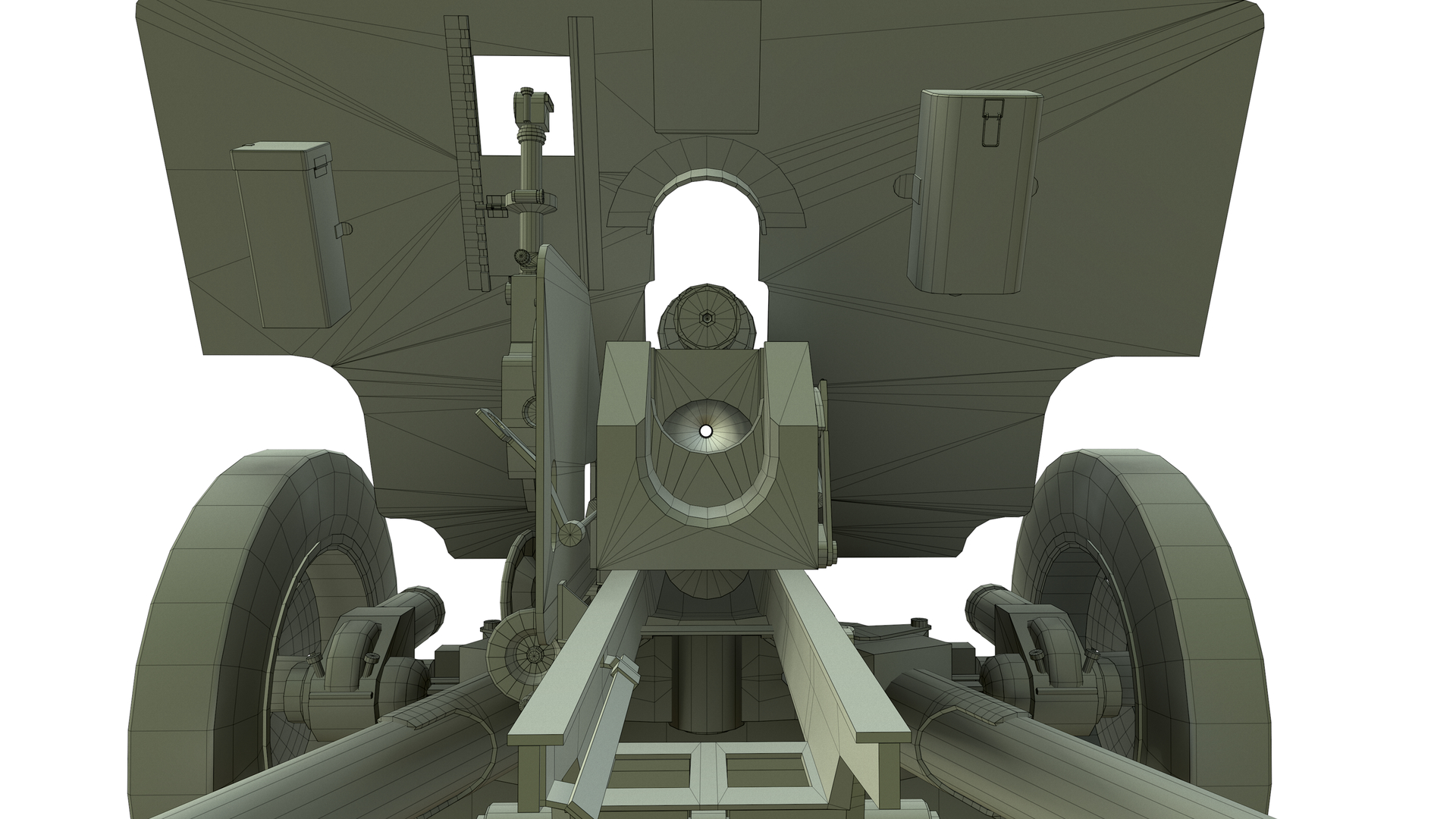 ZiS 3 소련 대전차포 3D 모델 - TurboSquid 1490049