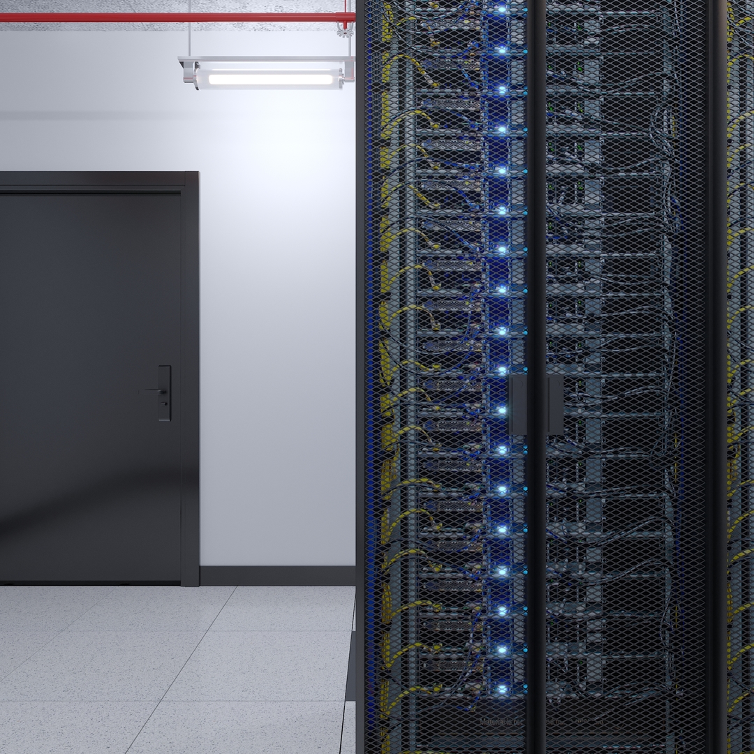 Server room 3D model - TurboSquid 1490090