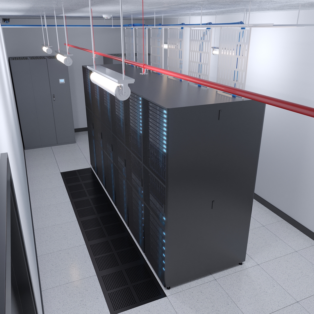 Server room 3D model - TurboSquid 1490090