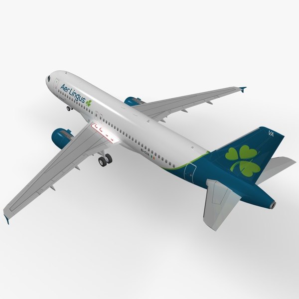 3D airbus aer lingus model - TurboSquid 1474473