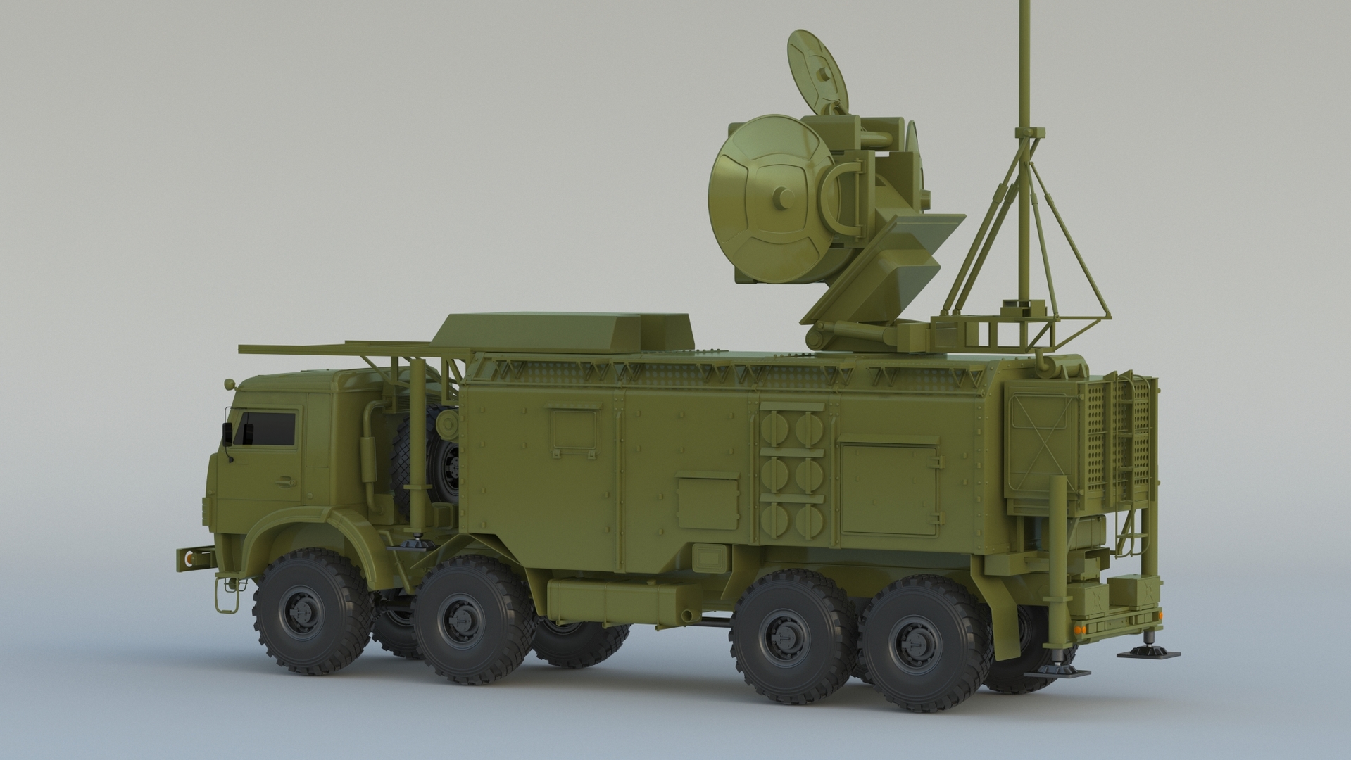 Krasukha electronic warfare systems model - TurboSquid 1490321