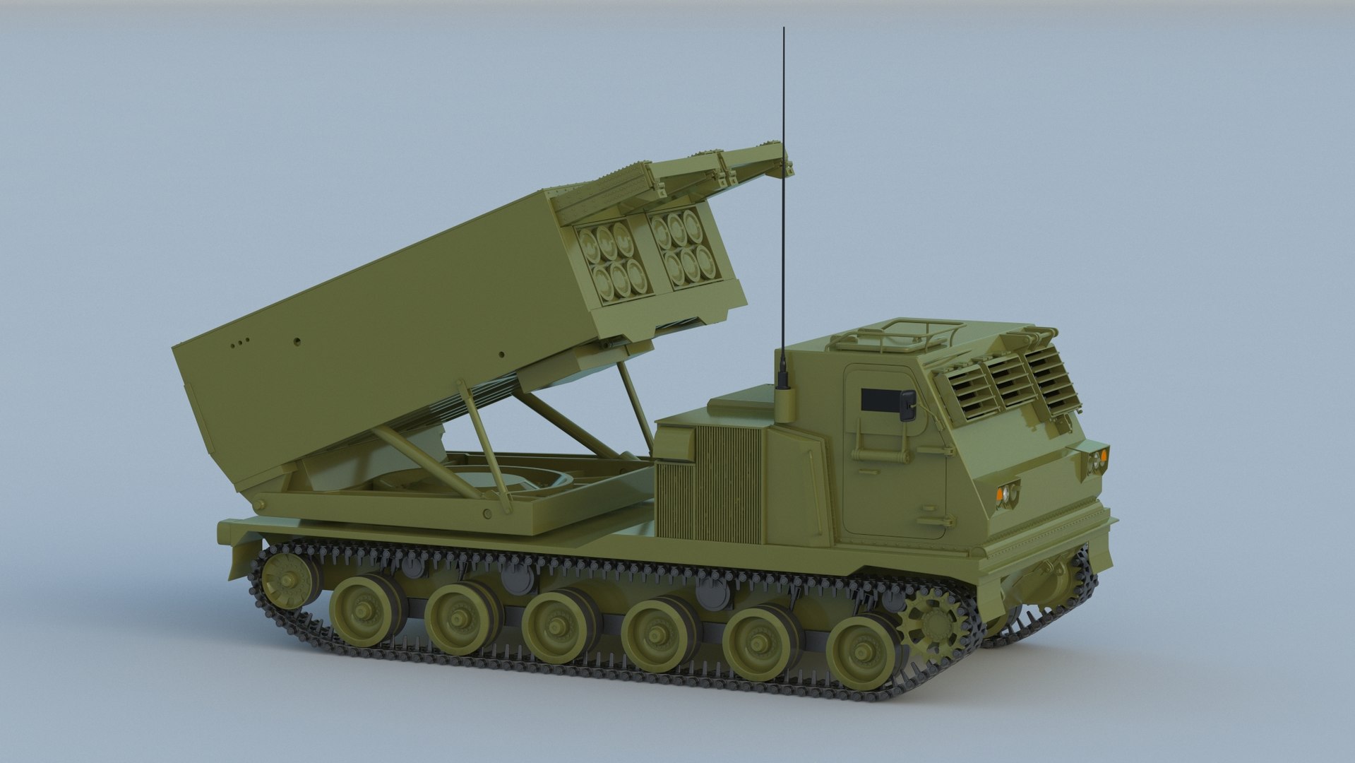 M270 mlrs rocket 3D model - TurboSquid 1490325