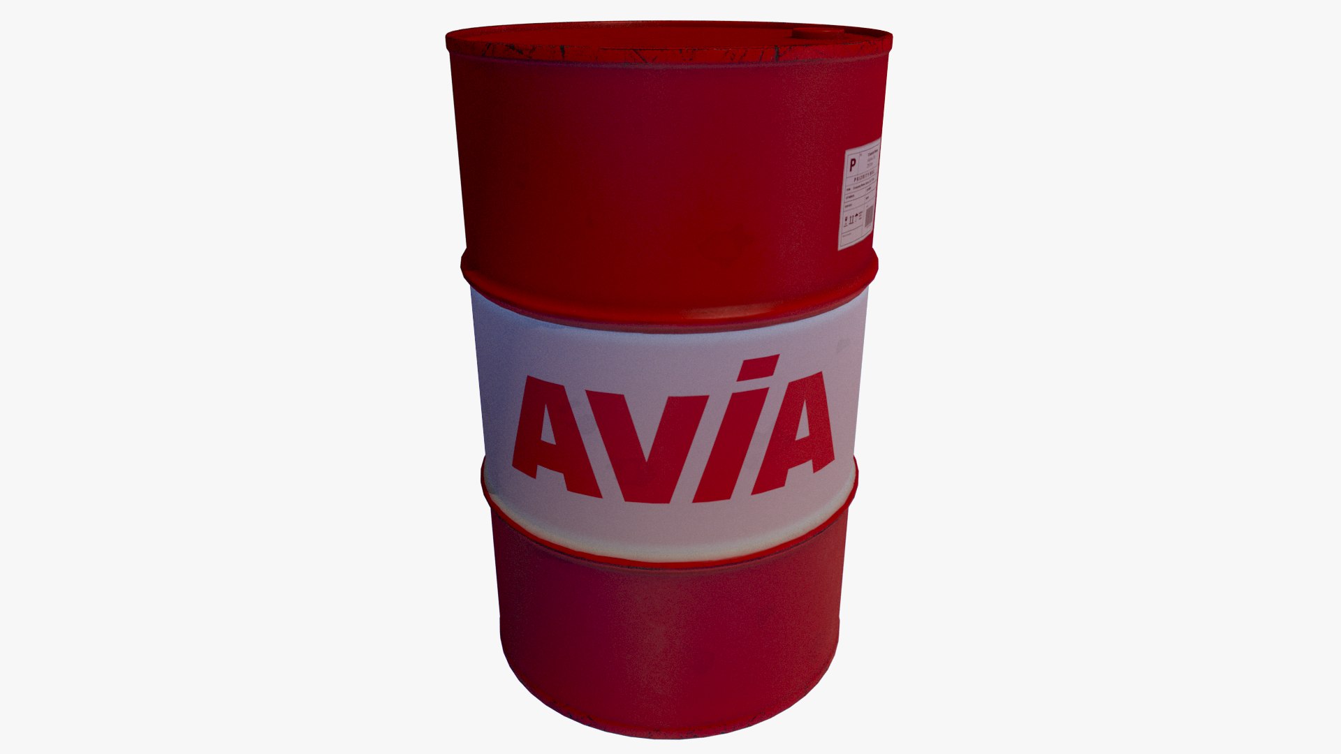 Barrel avia oil 3D - TurboSquid 1490375