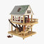 3D model wooden animals house - TurboSquid 1490371