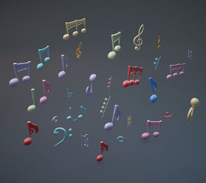 Musical Note 3D Models for Download | TurboSquid
