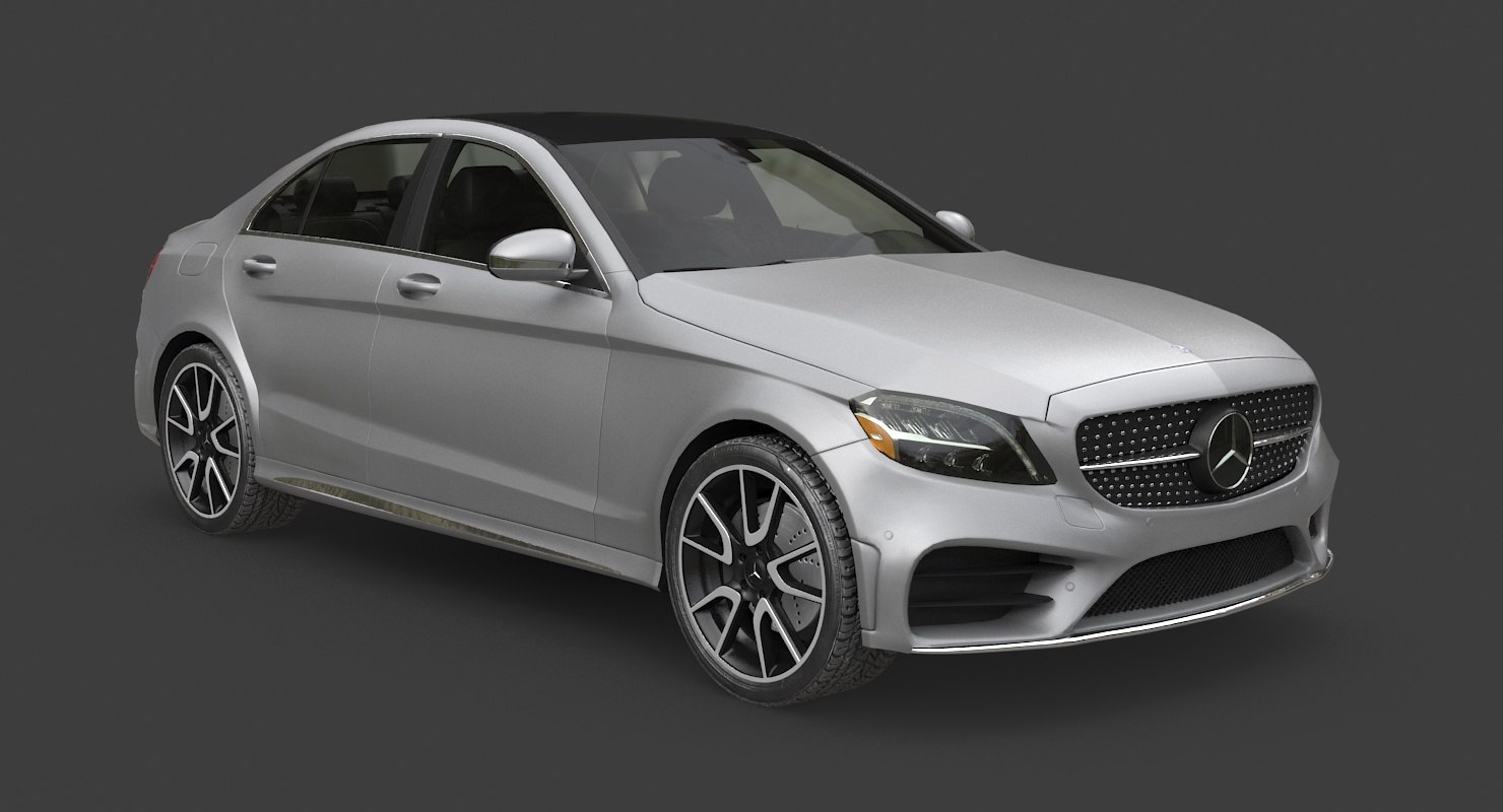 2020 benz c300 3D model - TurboSquid 1491686