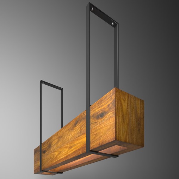Free 3D wooden light box model - TurboSquid 1490907