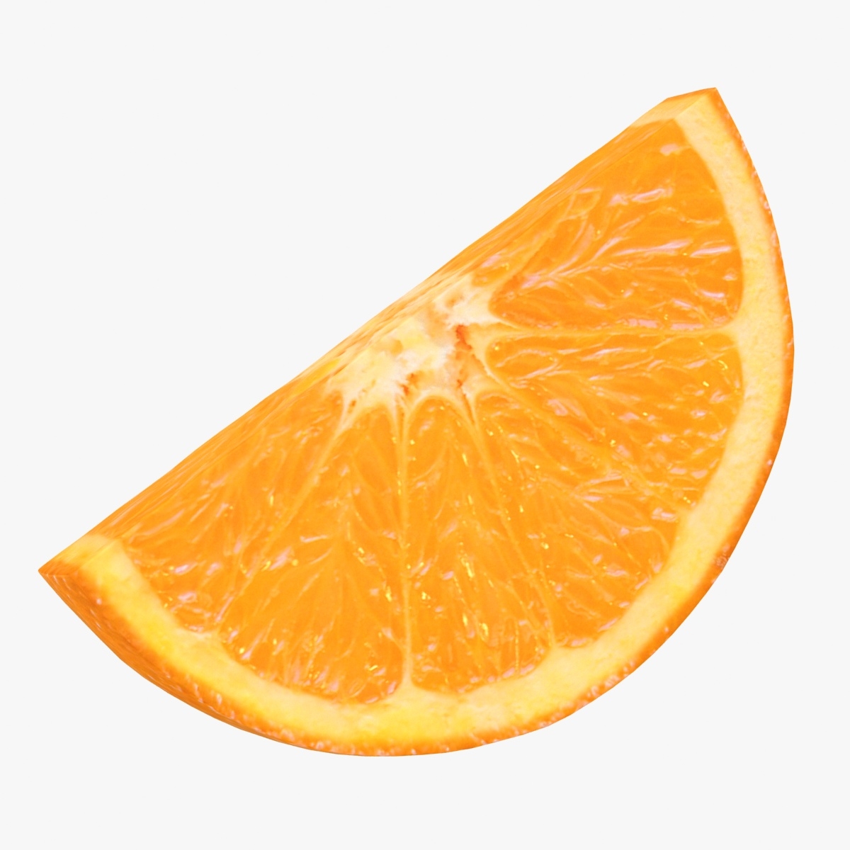 Realistic half orange slice 3D model - TurboSquid 1490940