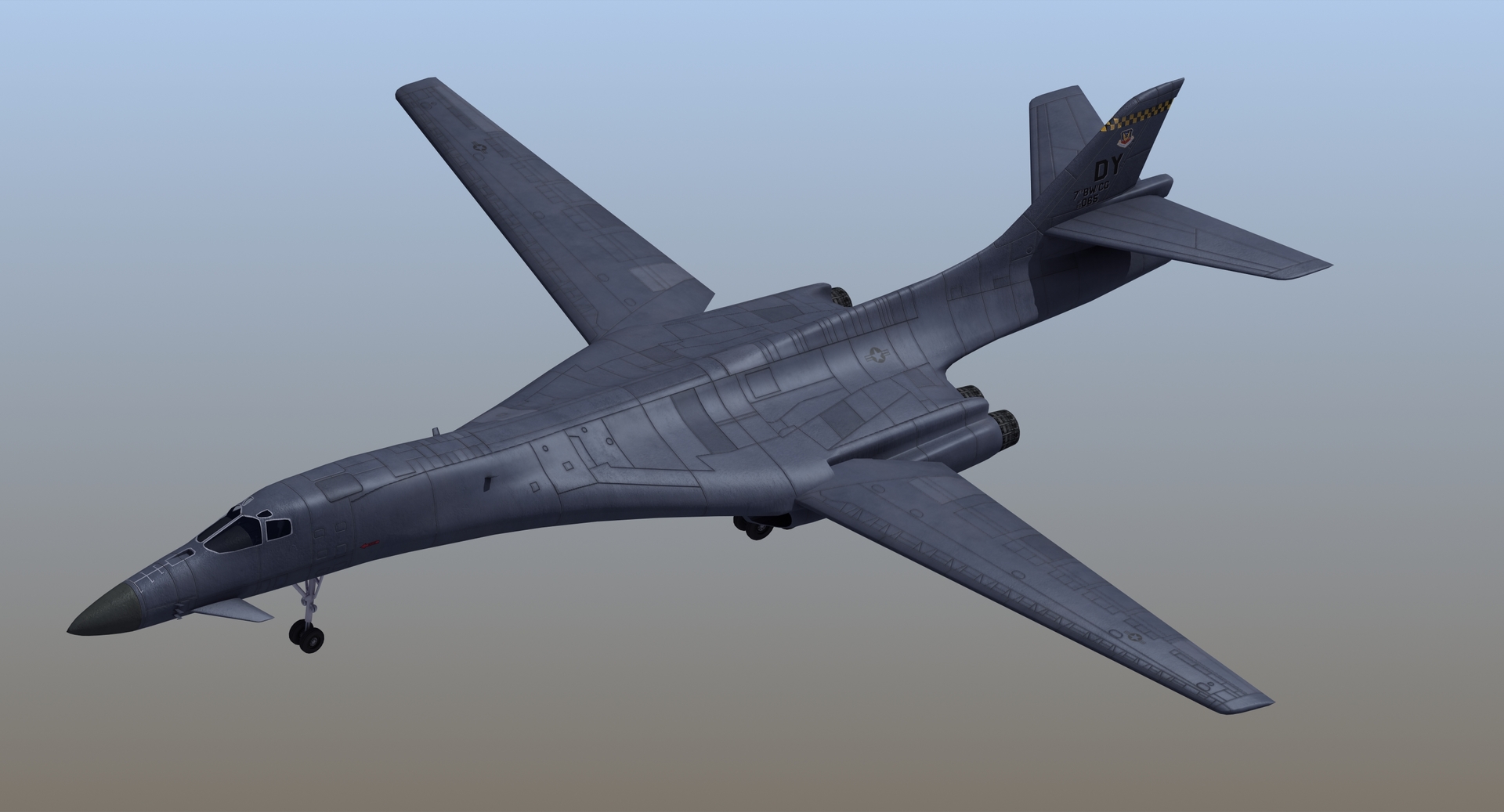 Bombers usaf 3D model - TurboSquid 1491150