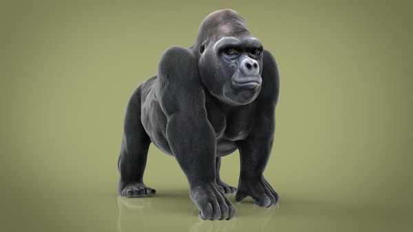 STL Gorilla Models | TurboSquid