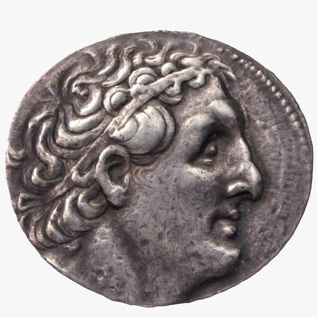 3D tetradrachm ptolemy ii 249 model - TurboSquid 1491219