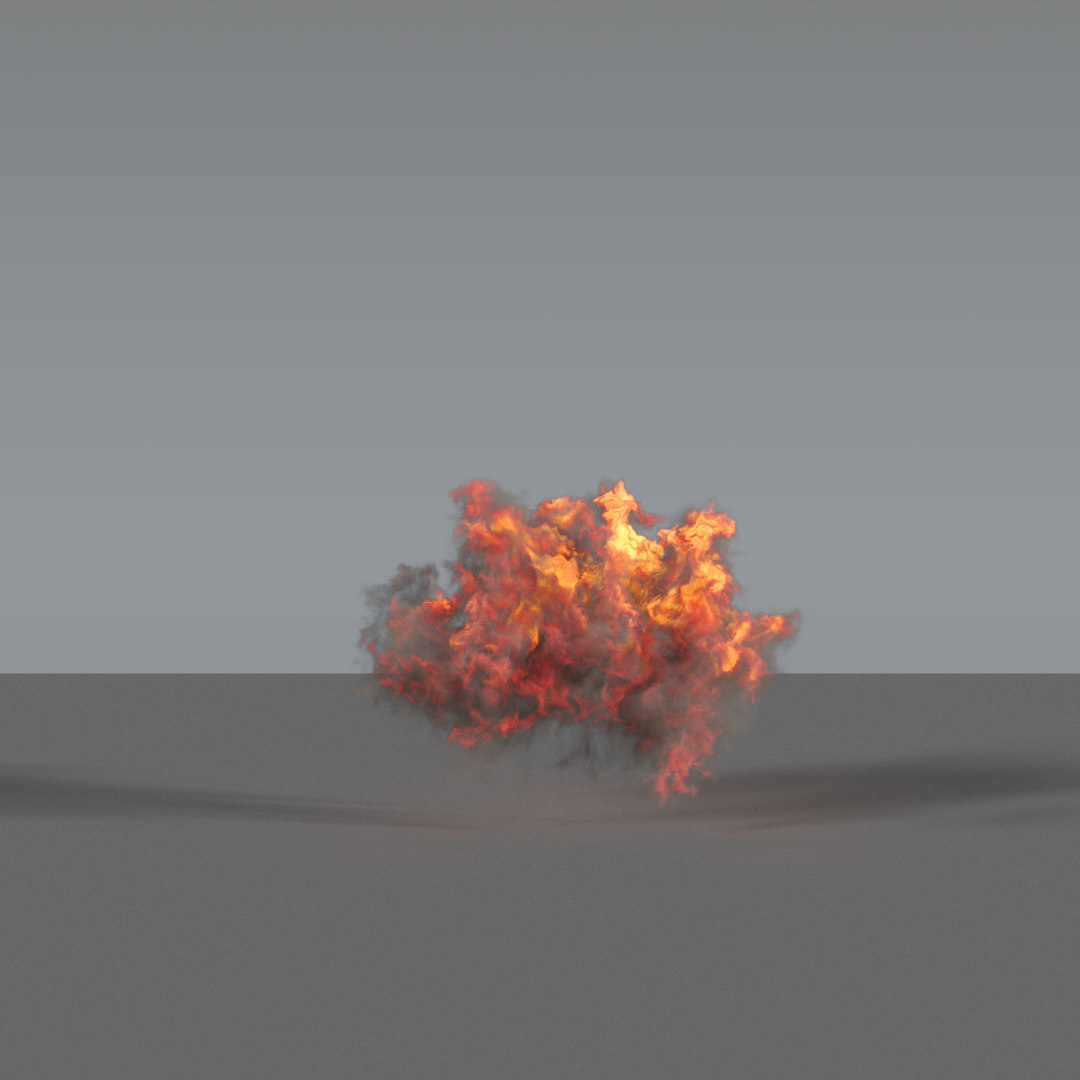 3D explosion - vdb model - TurboSquid 1490927