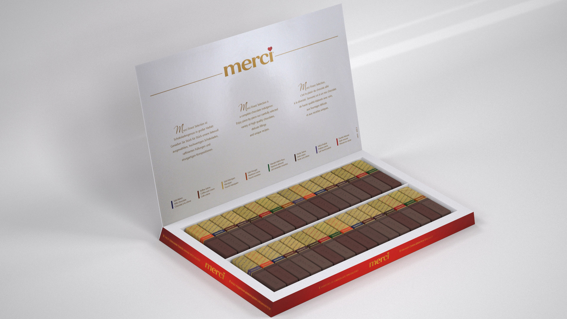 Merci Pralinen 3D-Modell - TurboSquid 1491247