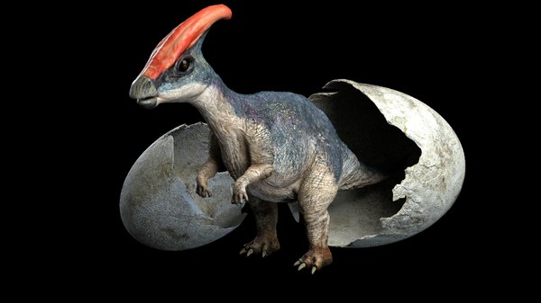 Modello 3D parasaurolophus Baby 3D (Rigged) - TurboSquid 1491345