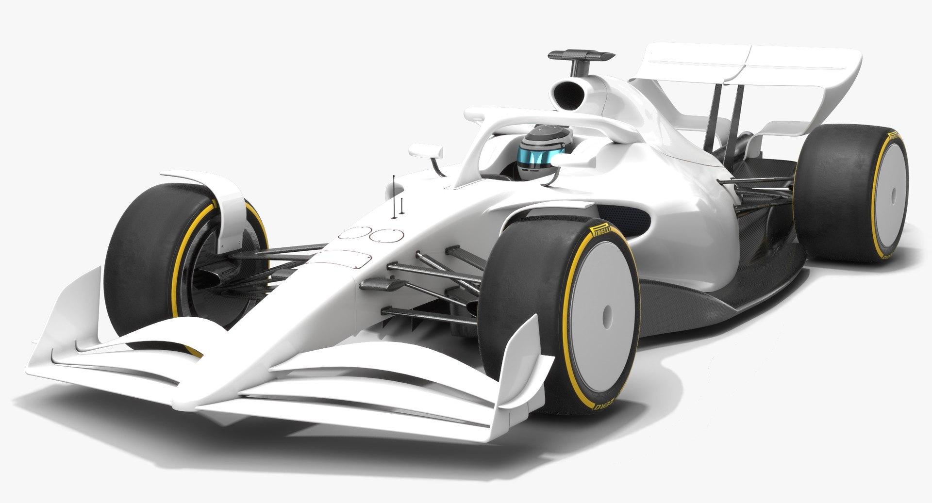 modelo 3d Fórmula 1 Temporada 2021 F1 Blanco - TurboSquid 1491340