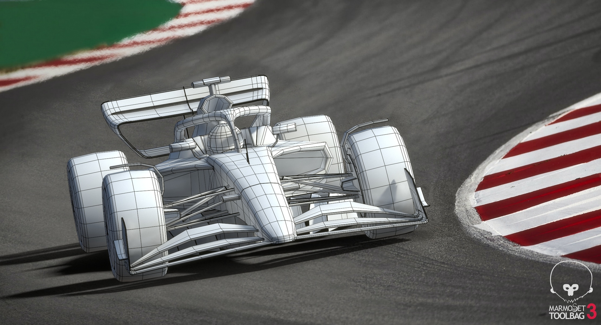 Fórmula 1 Temporada 2021 F1 Branco Modelo 3D - TurboSquid 1491340