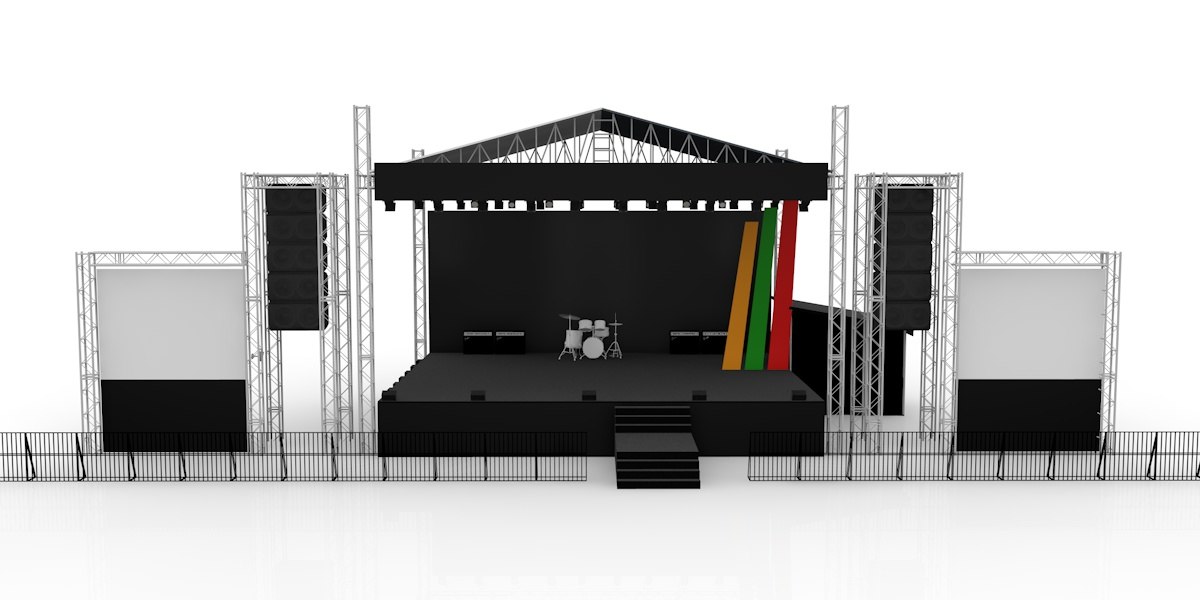 Stage rigging 3D model - TurboSquid 1491406