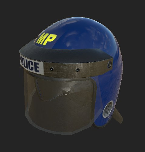 Metropolitan police nato helmet 3D model - TurboSquid 1491441