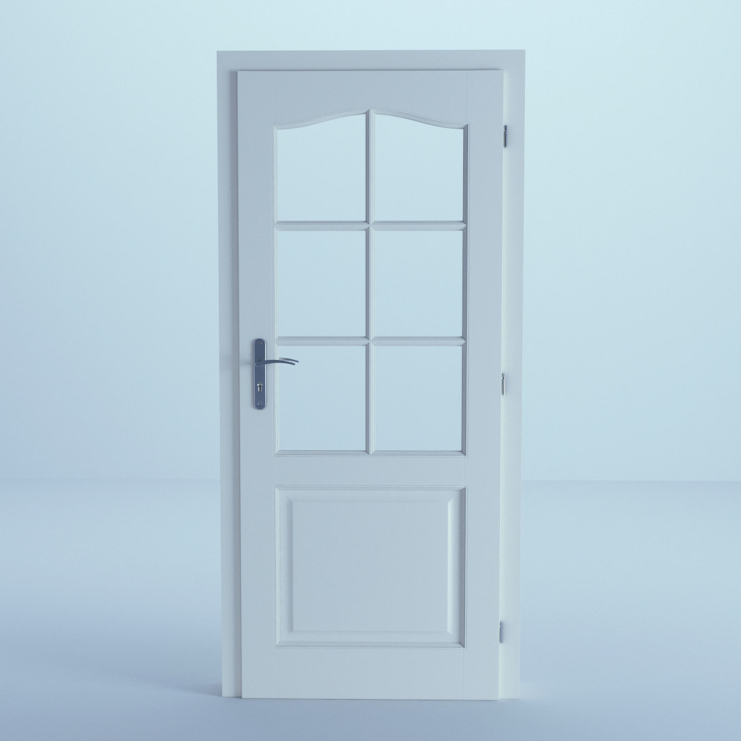 3D model door white - TurboSquid 1491422