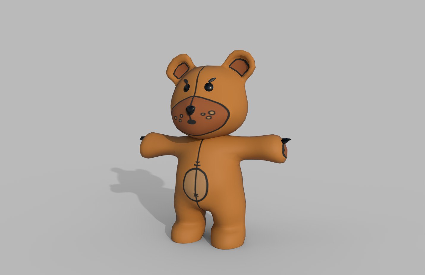 Teddy 3D - TurboSquid 1491437