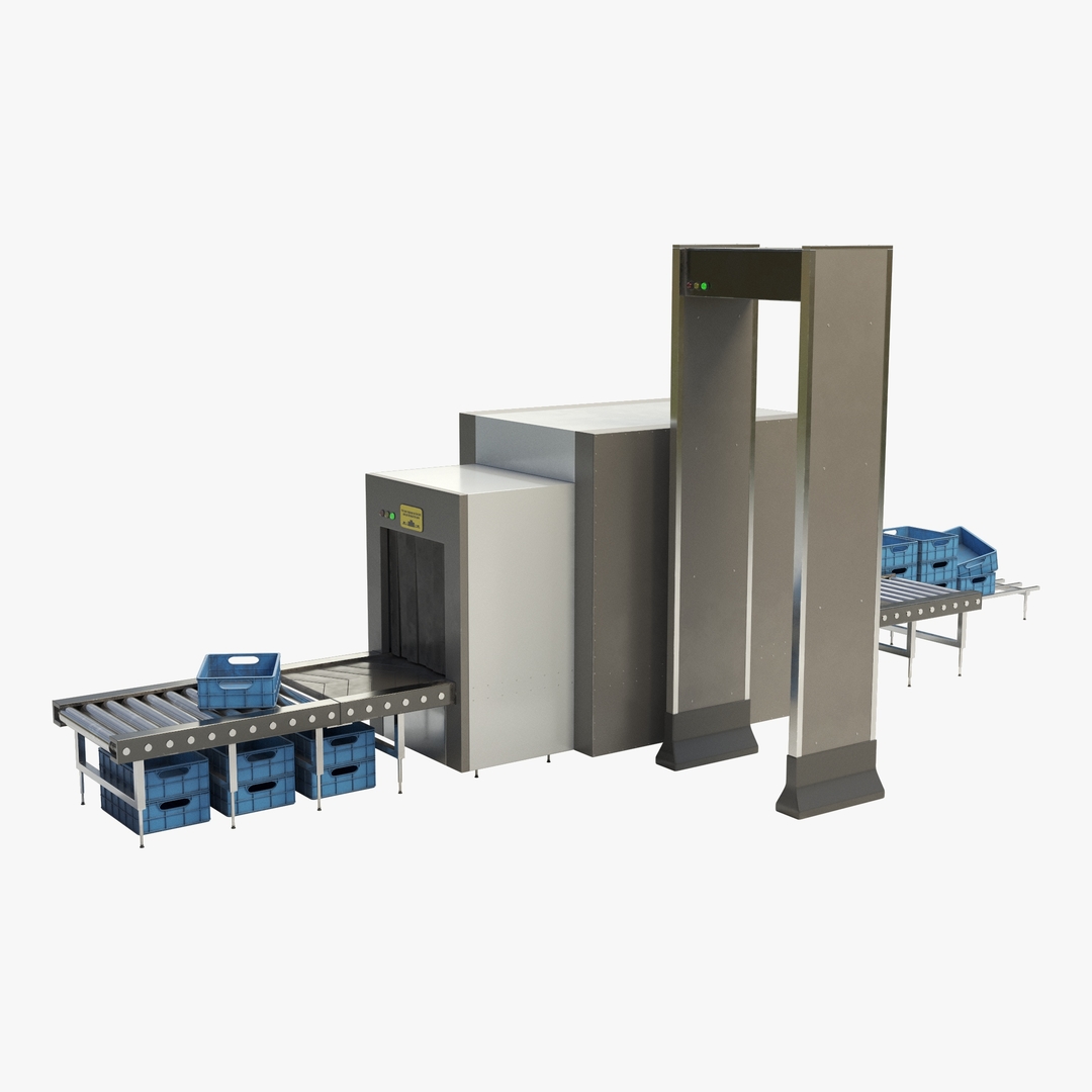 Airport scanner 3D model - TurboSquid 1491567