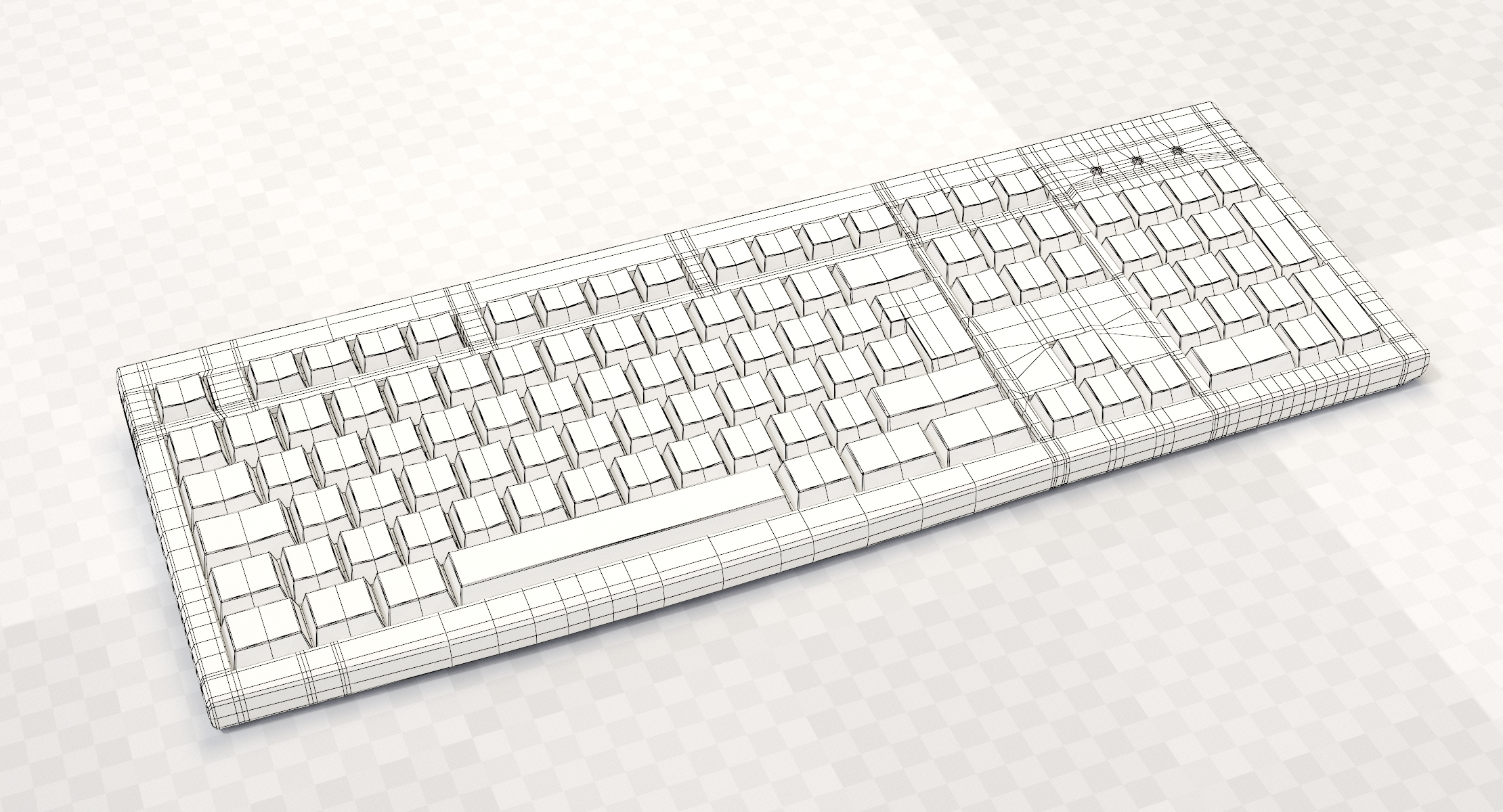 3D model computer keyboard - TurboSquid 1491593