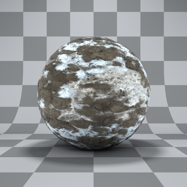 Texture Snow Mud PBR
