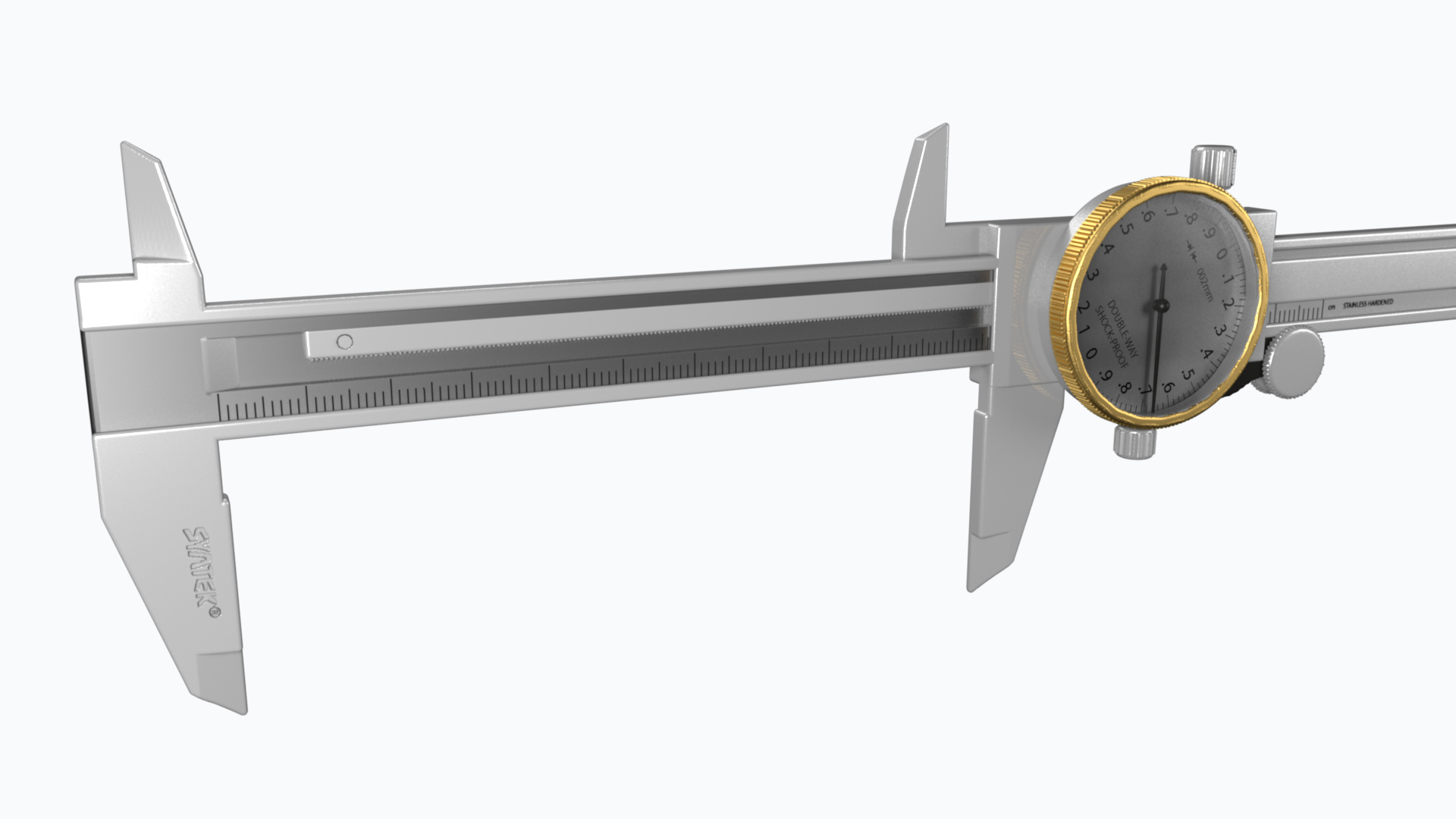 Metallischer Messschieber 3D-Modell - TurboSquid 1491778