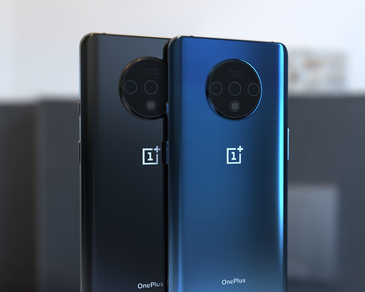 Oneplus 7t official colors 3D model - TurboSquid 1491990