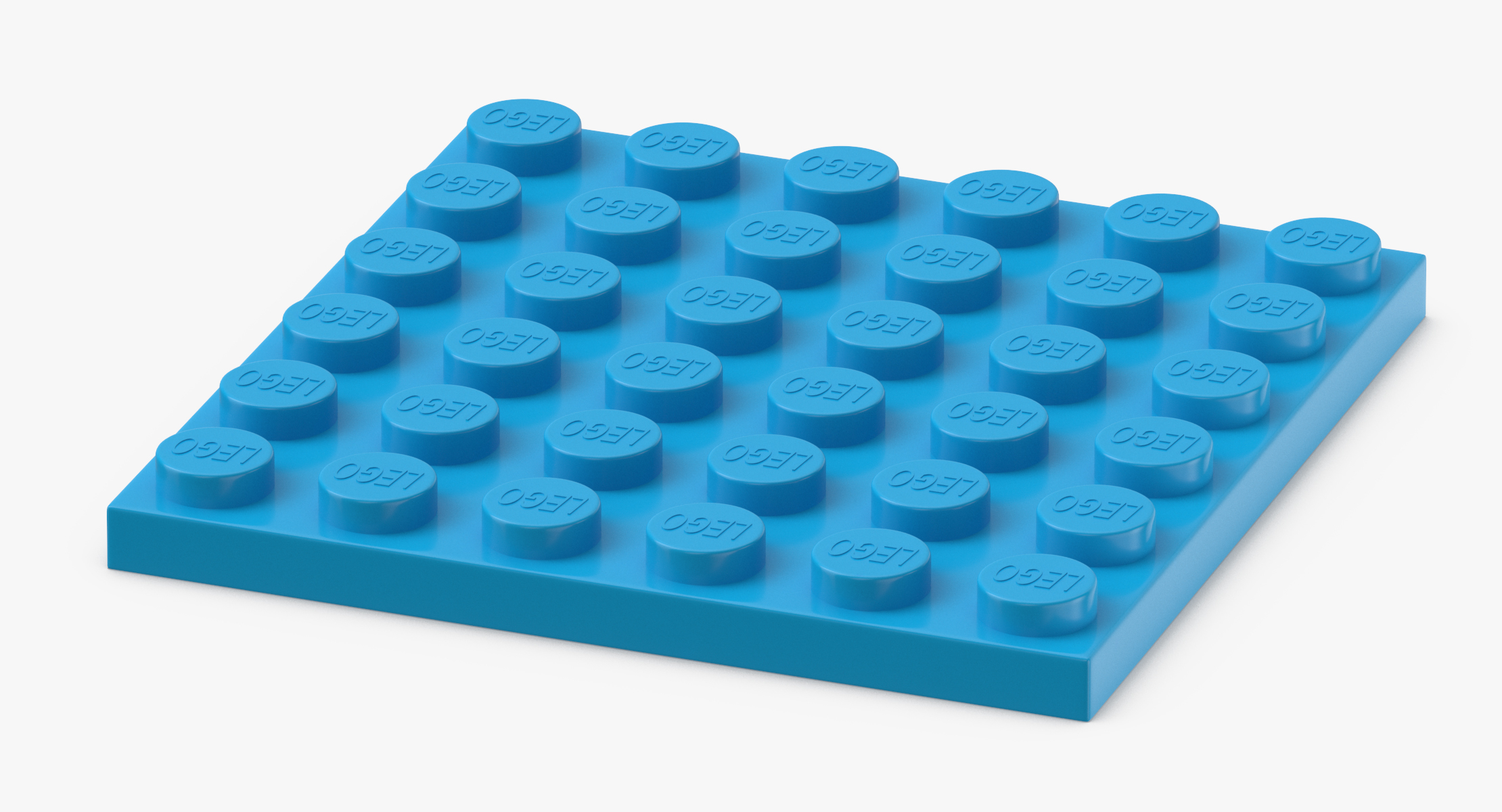 Lego plates 6x6 3D model - TurboSquid 1492018