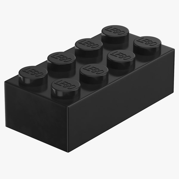 Black lego bricks 3D model - TurboSquid 1492047