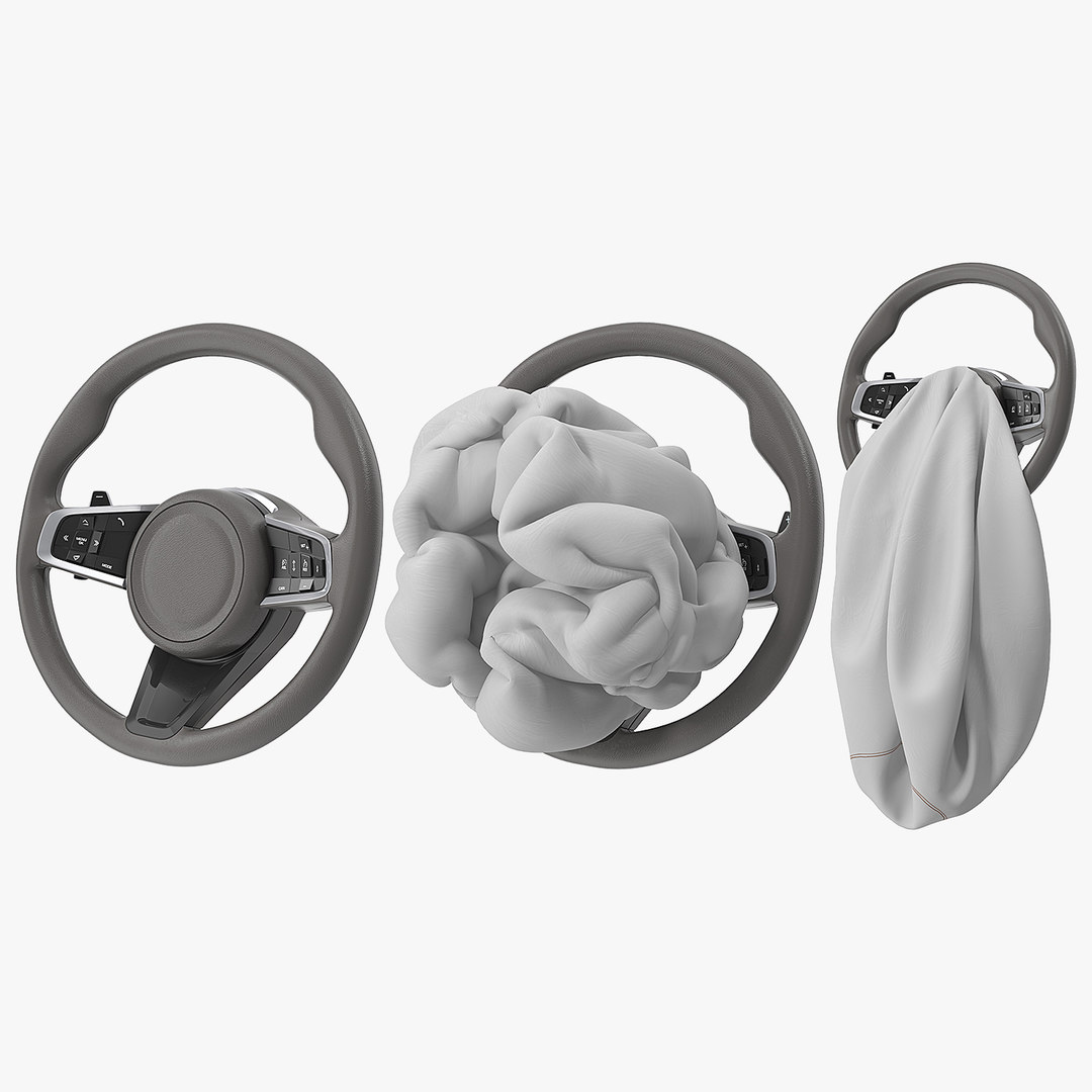 3D steering wheel airbag animation - TurboSquid 1492083