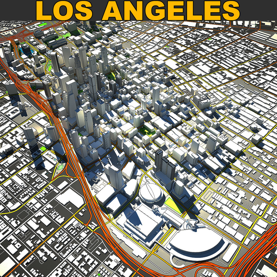 Free los angeles 3D model - TurboSquid 1492143