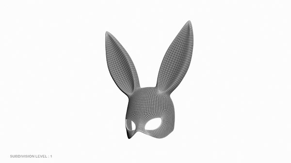 3D model bunny rabbit mask - TurboSquid 1492249