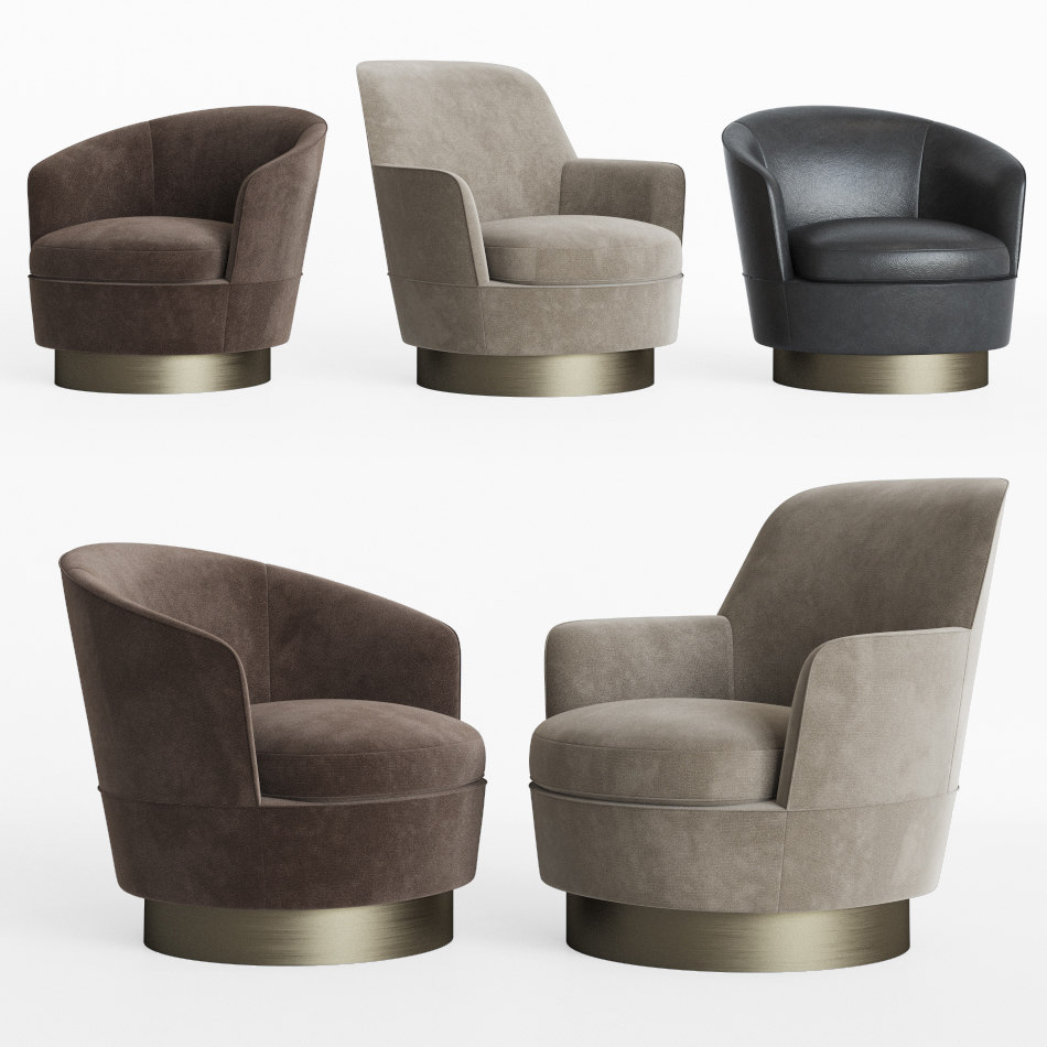 Minotti jacques armchair model - TurboSquid 1492351