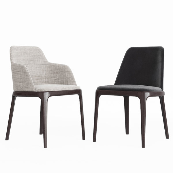 3D model poliform grace chair set - TurboSquid 1492360