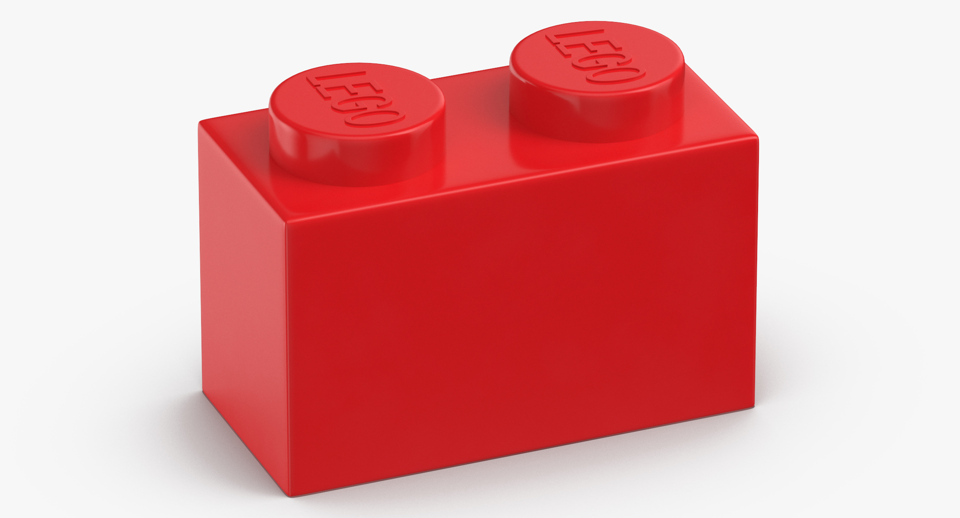 3D bright red lego bricks - TurboSquid 1492395