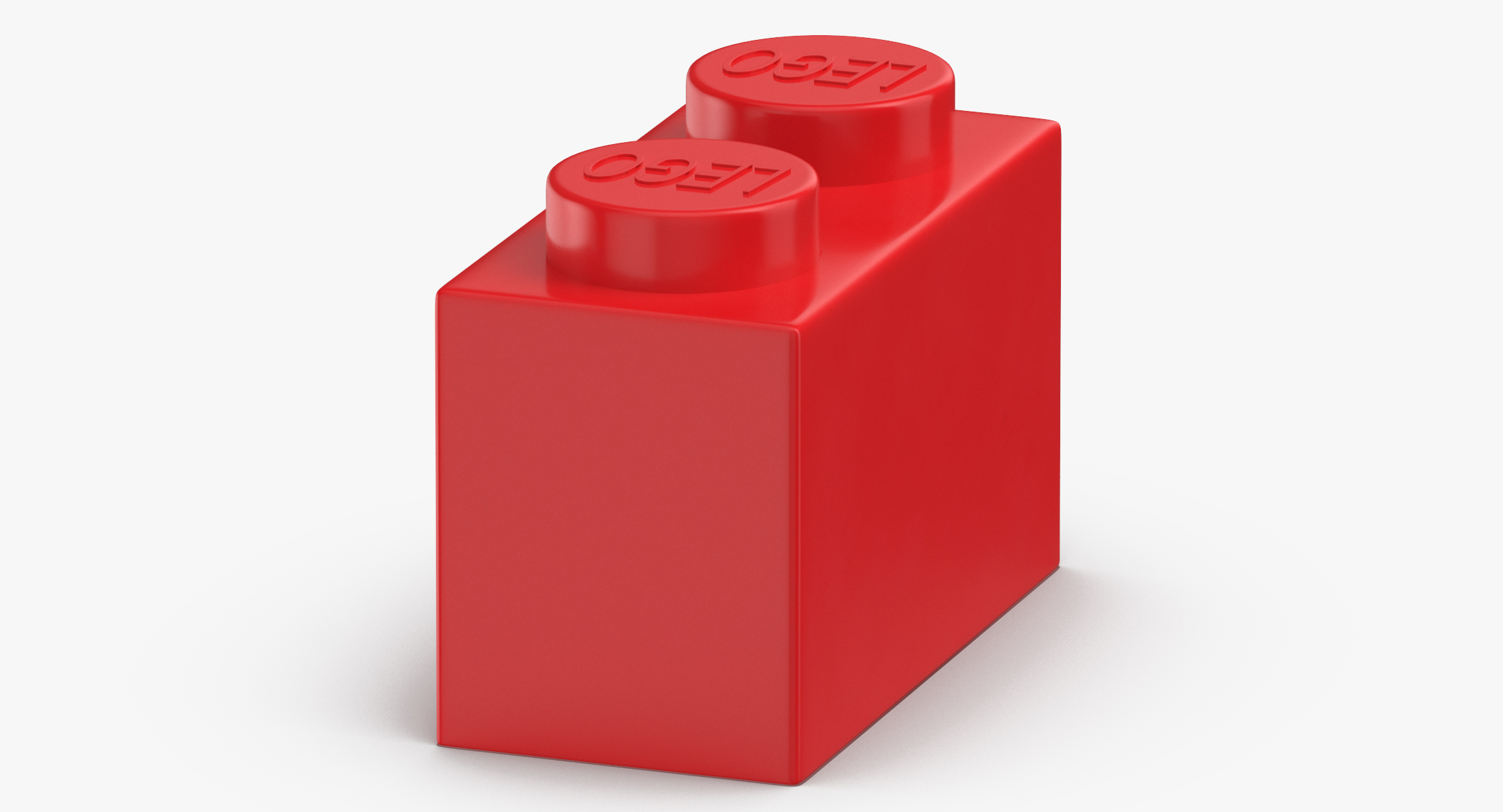 3D bright red lego bricks - TurboSquid 1492395