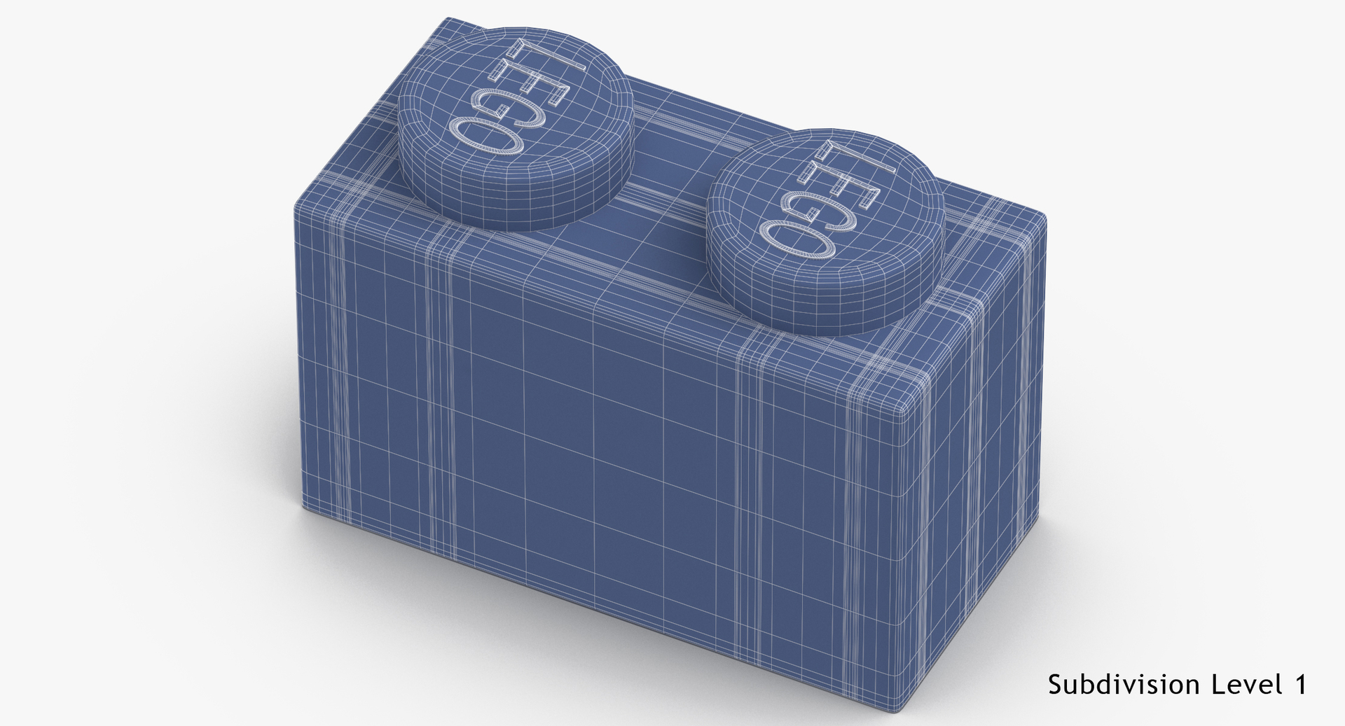 3D bright red lego bricks - TurboSquid 1492395