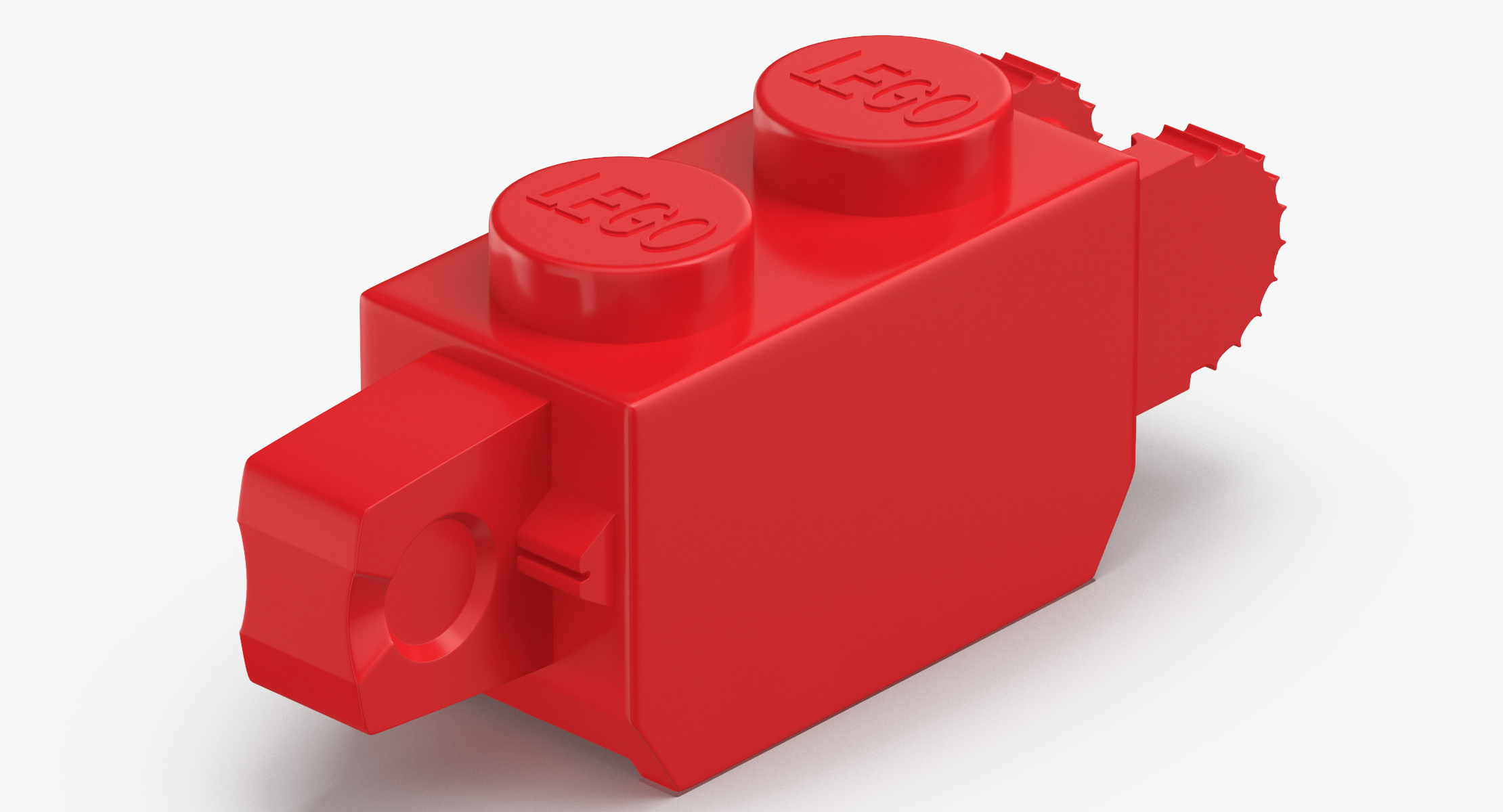3D bright red lego bricks - TurboSquid 1492395
