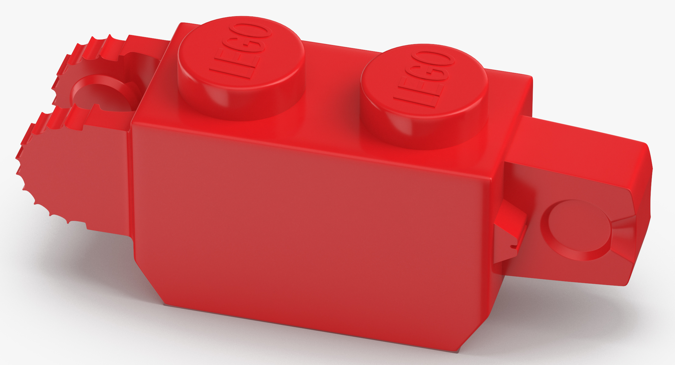 3D bright red lego bricks - TurboSquid 1492395