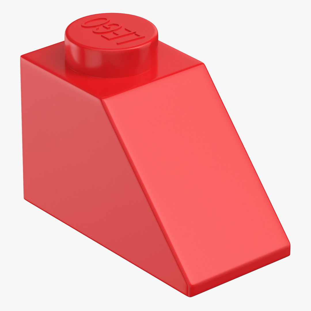 3D bright red lego bricks - TurboSquid 1492395