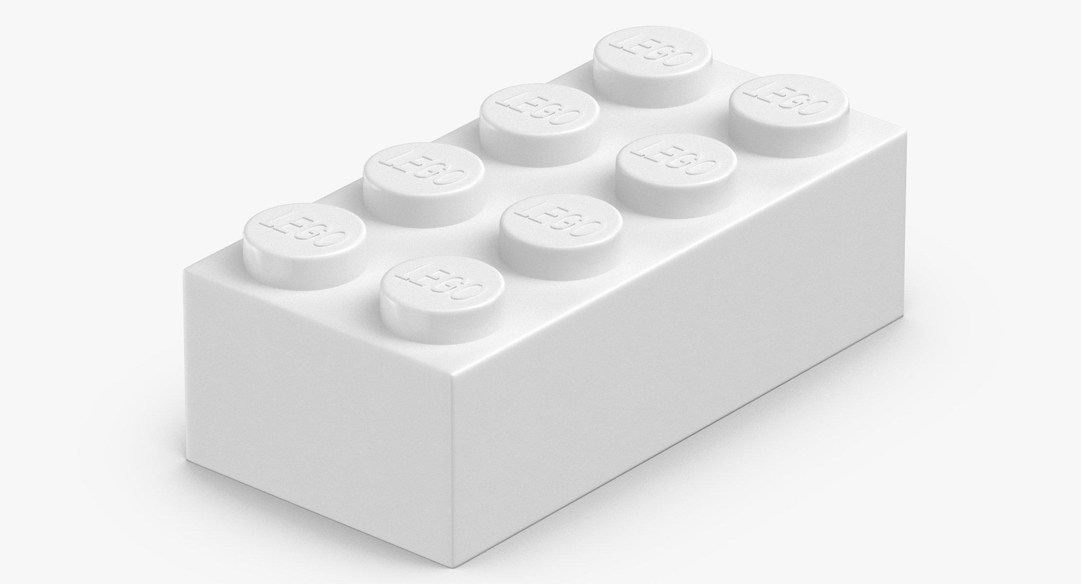 3D white lego bricks - TurboSquid 1492406