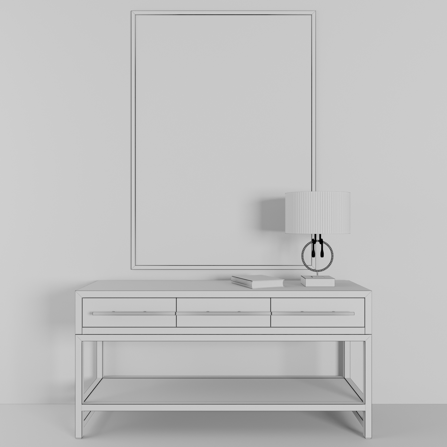 Painting table light 3D model - TurboSquid 1492438